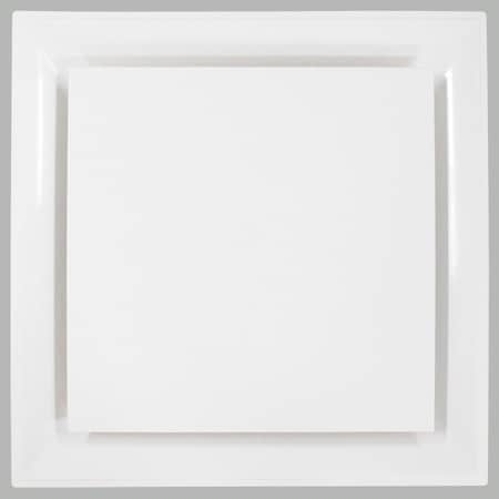 American Louver/Plasticade American Louver Stratus Cone Diffuser With 14" Neck, White, STR-C-14W ...